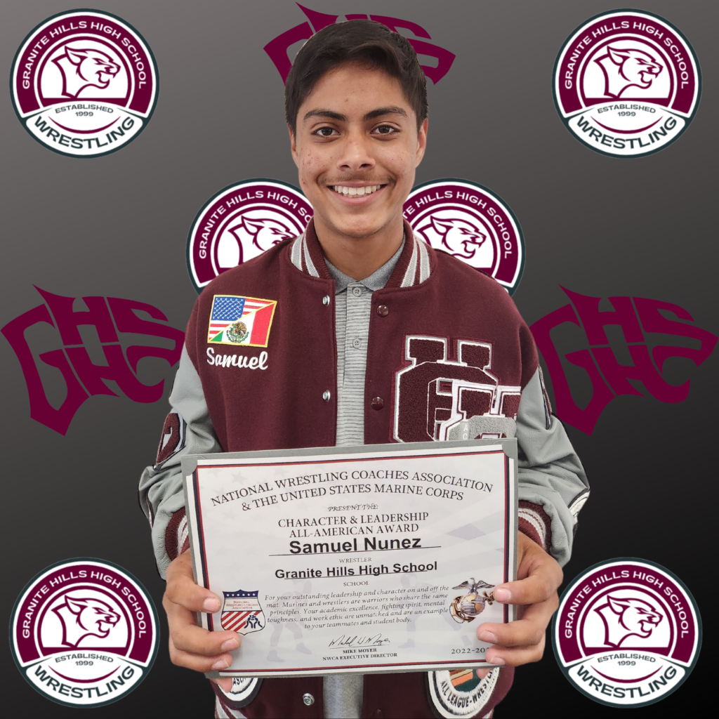 National Wrestling Coaches Association honors Granite Hills champ with ...